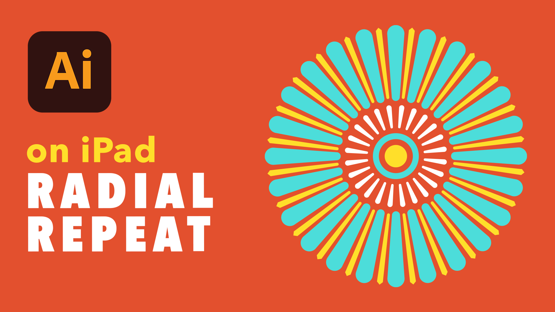 Creating A Radial Pattern In Adobe Illustrator Youtube